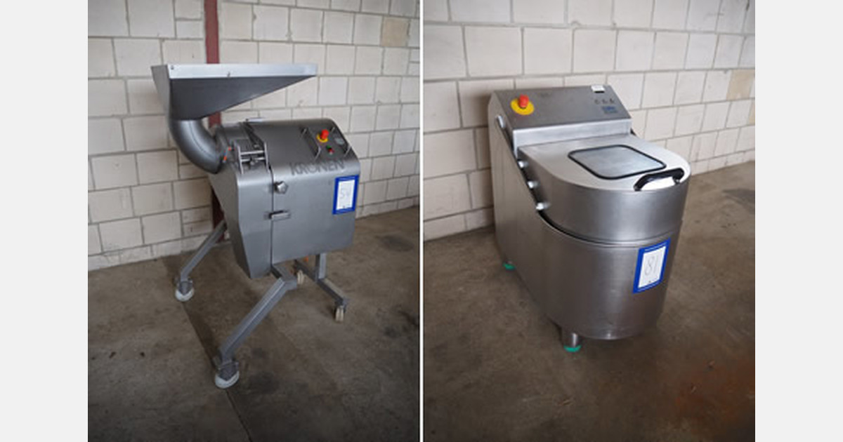 Online veiling groenten- en fruitverwerkingsmachines