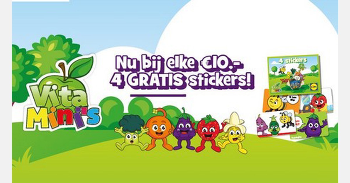 Vitamini’s Lidl worden stickers