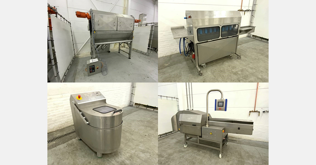 Online veiling groenten- en fruit verwerkingsmachines Koninklijke Vezet ...