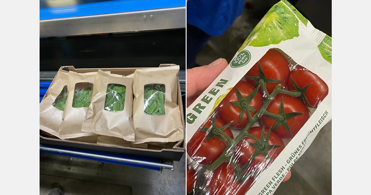 "100% plasticvrije NoW Flowpack paper duurzame oplossing voor het ...