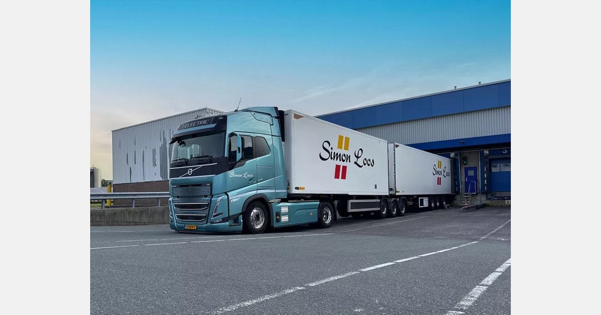 Simon Loos test 50 tons elektrische Volvo FH als LZV