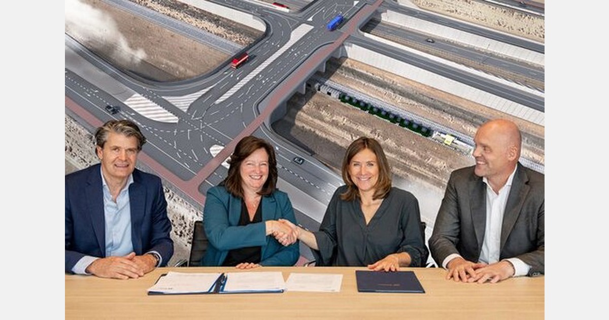 Havenbedrijf Rotterdam legt Prinses Alexiaviaduct aan op Maasvlakte 2