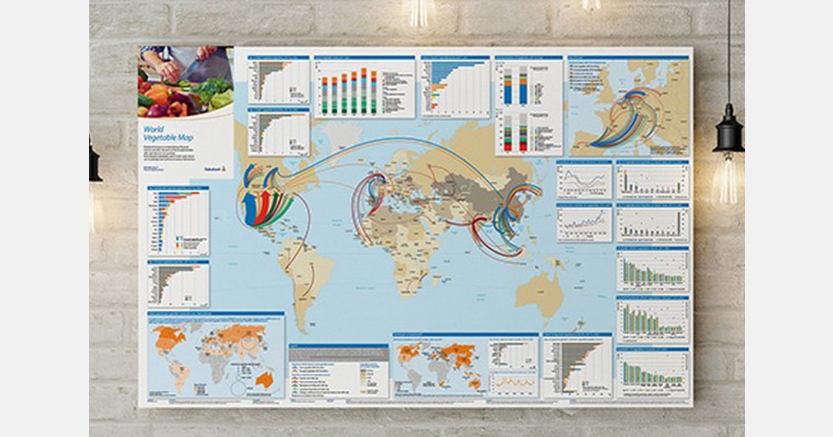 Nieuwe Wereld Groentekaart van Rabobank weer beschikbaar