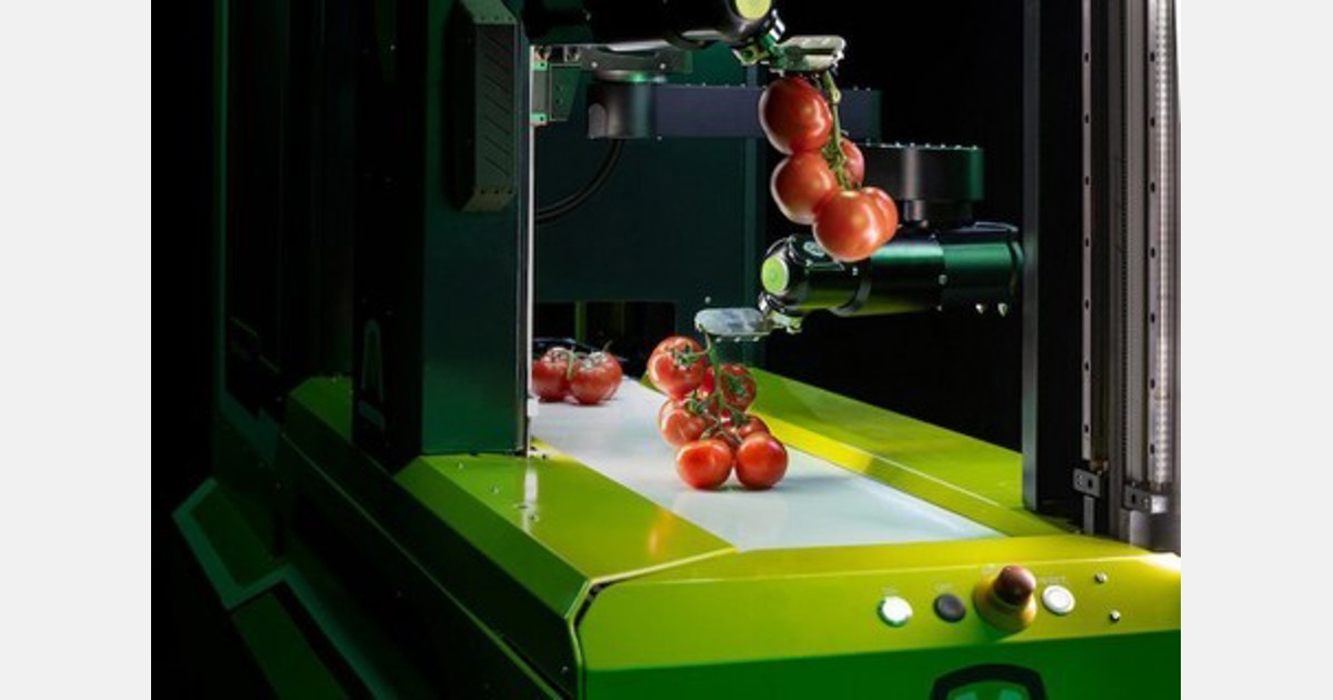 Robot plukt mee in kas bij RedStar