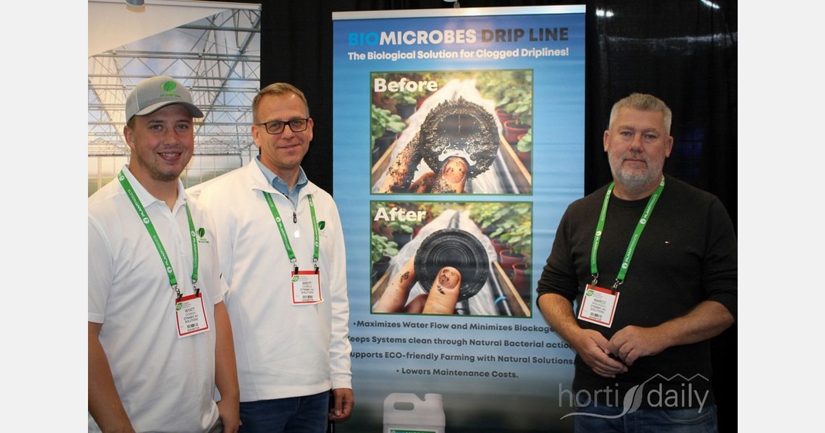 Verstoppingsvrije druppelslangen dankzij gunstige biofilm