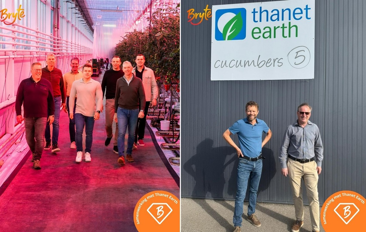 Bryte neemt belang in A&A Growers en gaat samenwerken met Thanet Earth