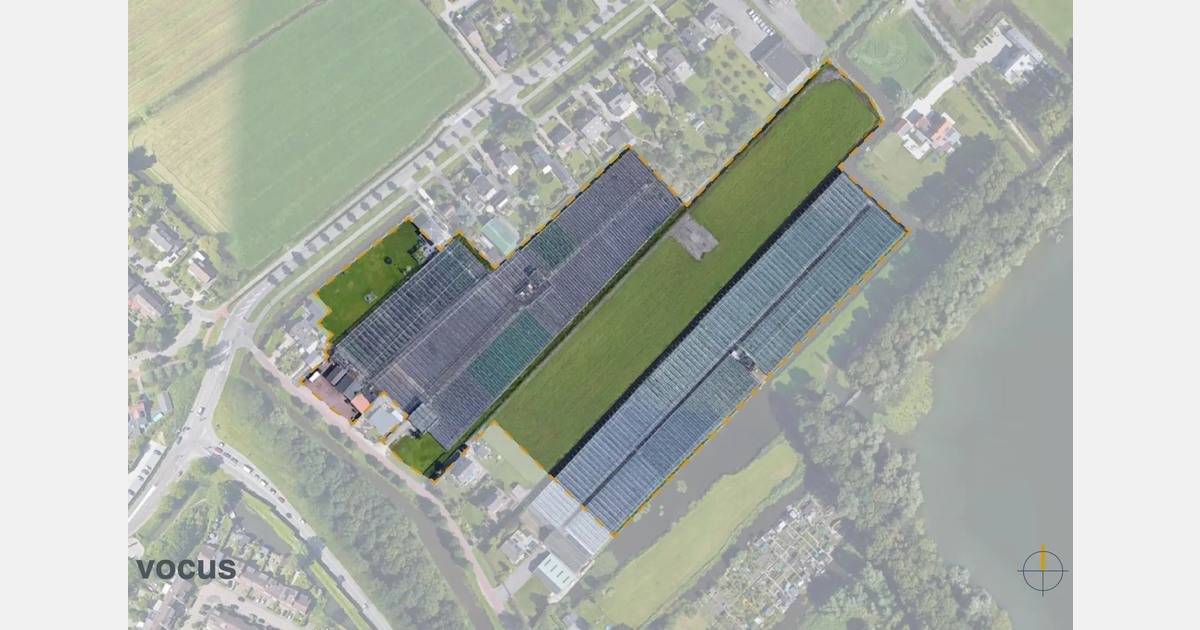 Plan voor herontwikkeling gebied met kassen